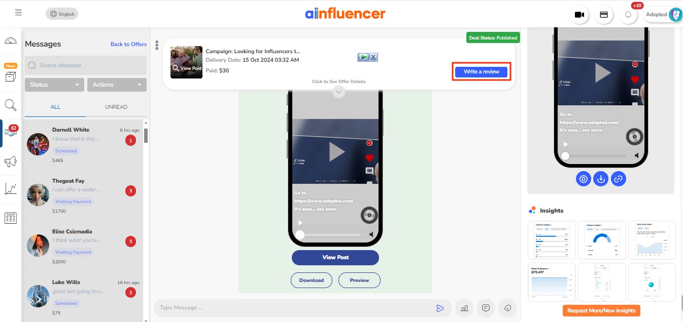 How to Leave a Review and Ratings for Influencers? | Ainfluencer